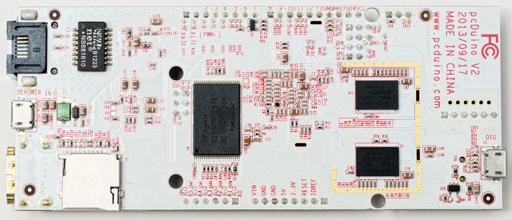 Pcduino V2 Back Linksprite Learning Center