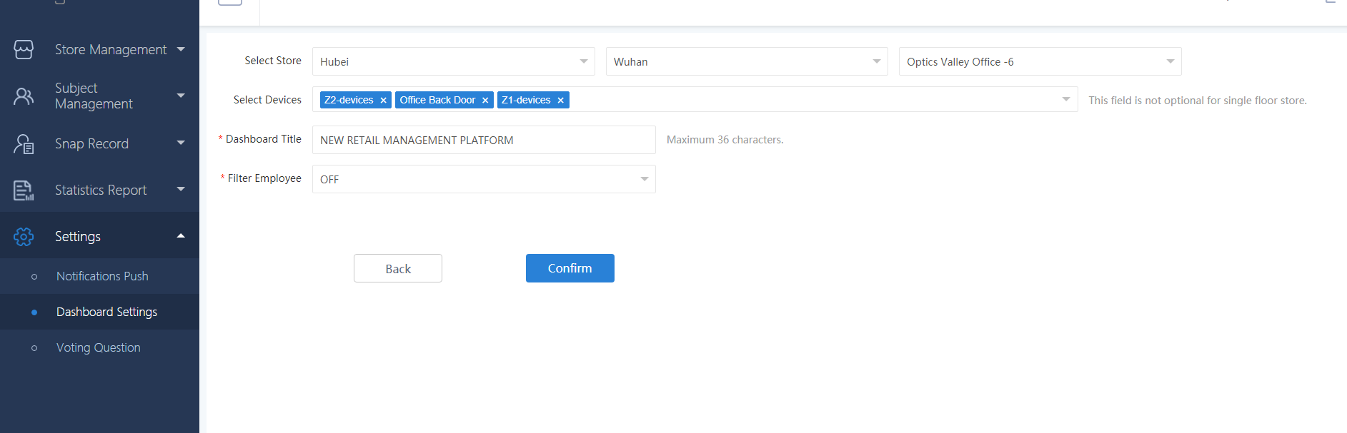 How to set up the dashboard of PercepCam system to view Visual ...